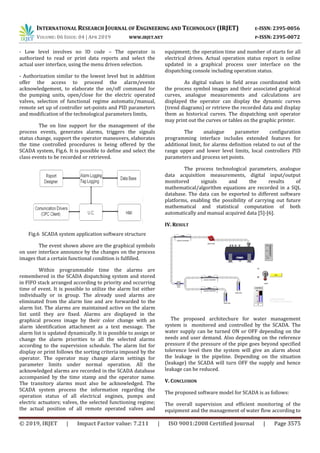 IRJET- Implementation of Automated Urban Drinking Water Supply and Leakage Identification System ...