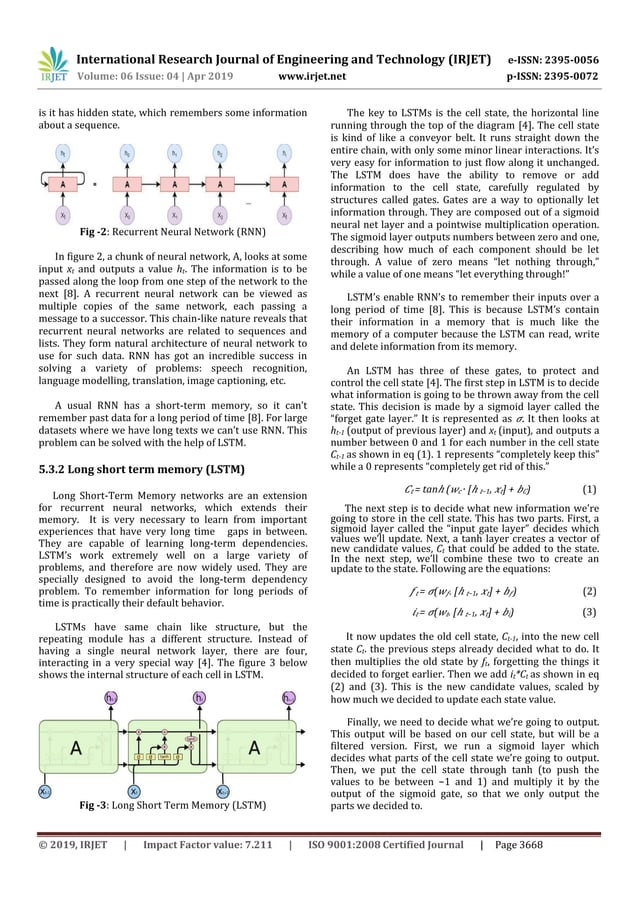 IRJET- Twitter Sentimental Analysis for Predicting Election Result using LSTM Neural Network | PDF