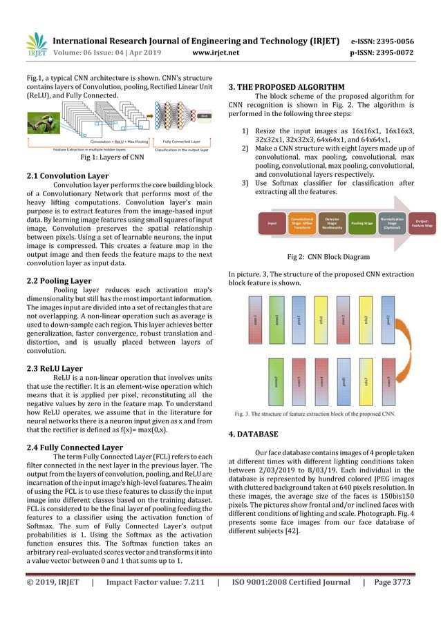 IRJET- Face Recognition using Machine Learning | PDF