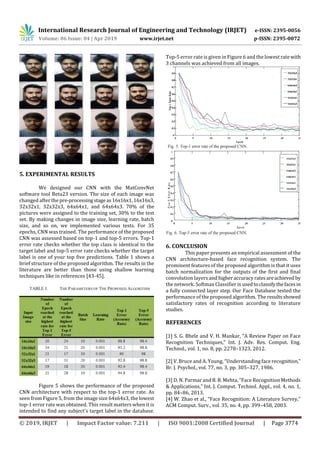 IRJET- Face Recognition using Machine Learning | PDF