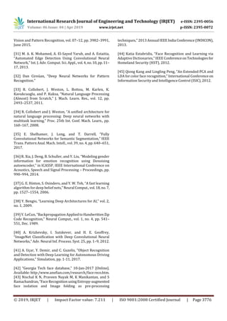 IRJET- Face Recognition using Machine Learning | PDF