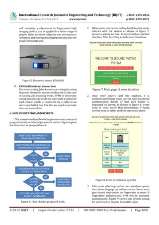 IRJET- Smart and Secured Voting System using Magnetic Stripe Voter ID ...
