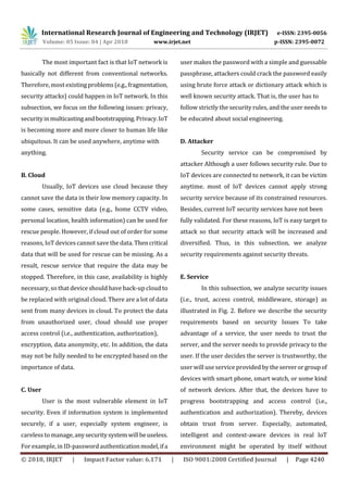 IRJET- Authentication and Context Awareness Access Control in Internet of Things | PDF