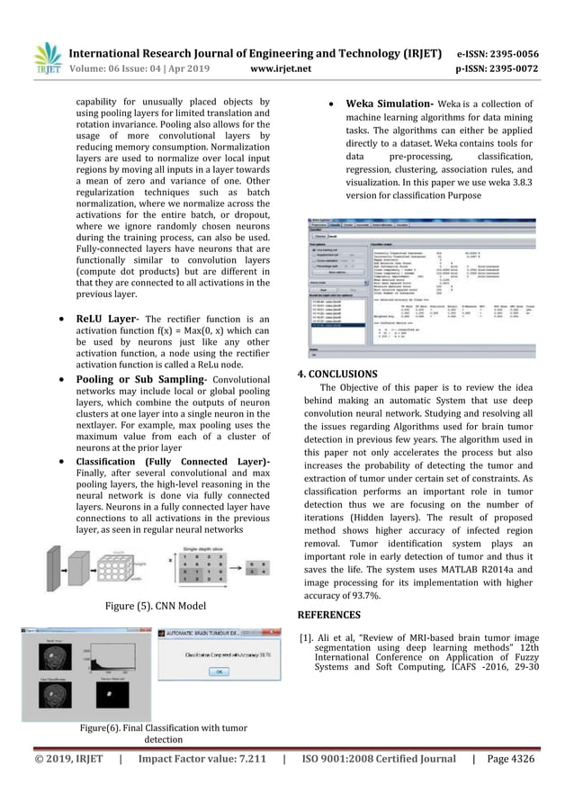 Irjet An Efficient Brain Tumor Detection System Using Automatic