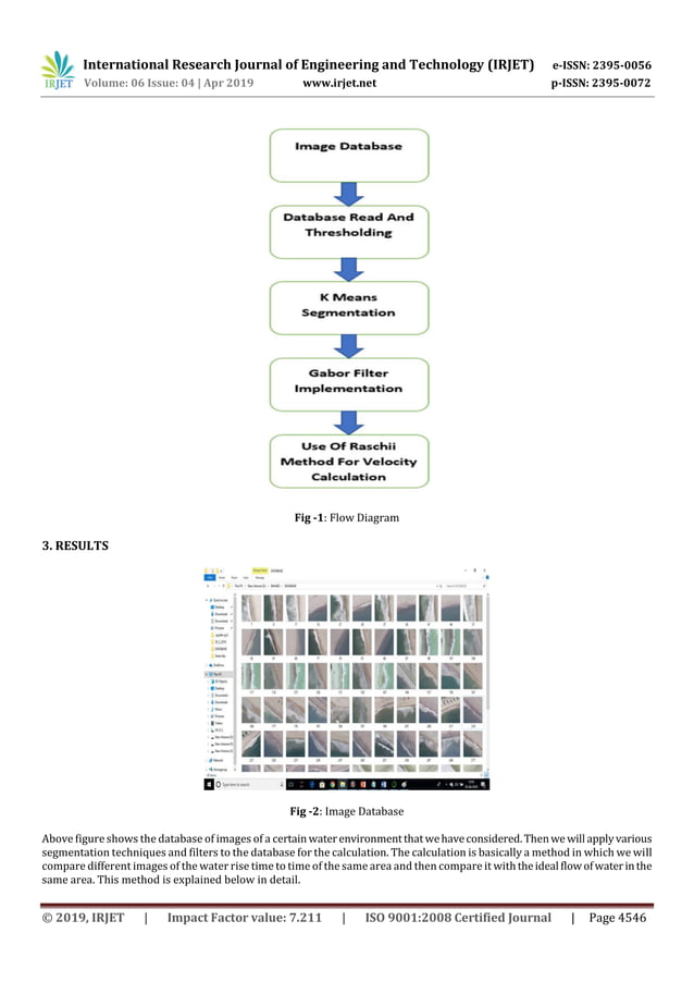 IRJET- Estimation of Water Discharge using Image Processing | PDF | Chemistry | Science