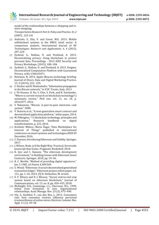 IRJET- Credible Data through Distributed Ledger Technology | PDF