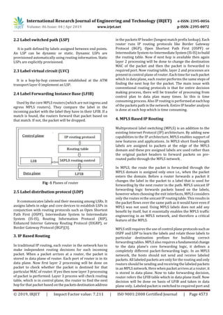 IRJET- Performance Analysis of MPLS-VPN and Traditional IP Network | PDF