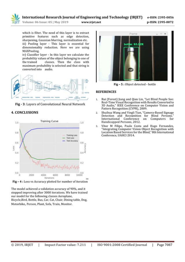 Irjet Object Detection And Recognition For Blind Assistance Pdf