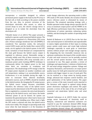 IRJET- Hybrid Smart Grid Connected Photovoltaic and Fuel System | PDF