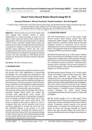 Smart Voice Notice Board | PDF