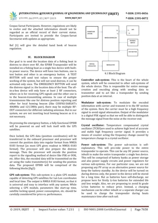IRJET- A Low Cost Cospas-Sarsat Transponder | PDF