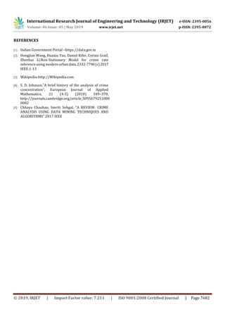 IRJET- Crime Analysis using Data Mining and Data Analytics | PDF