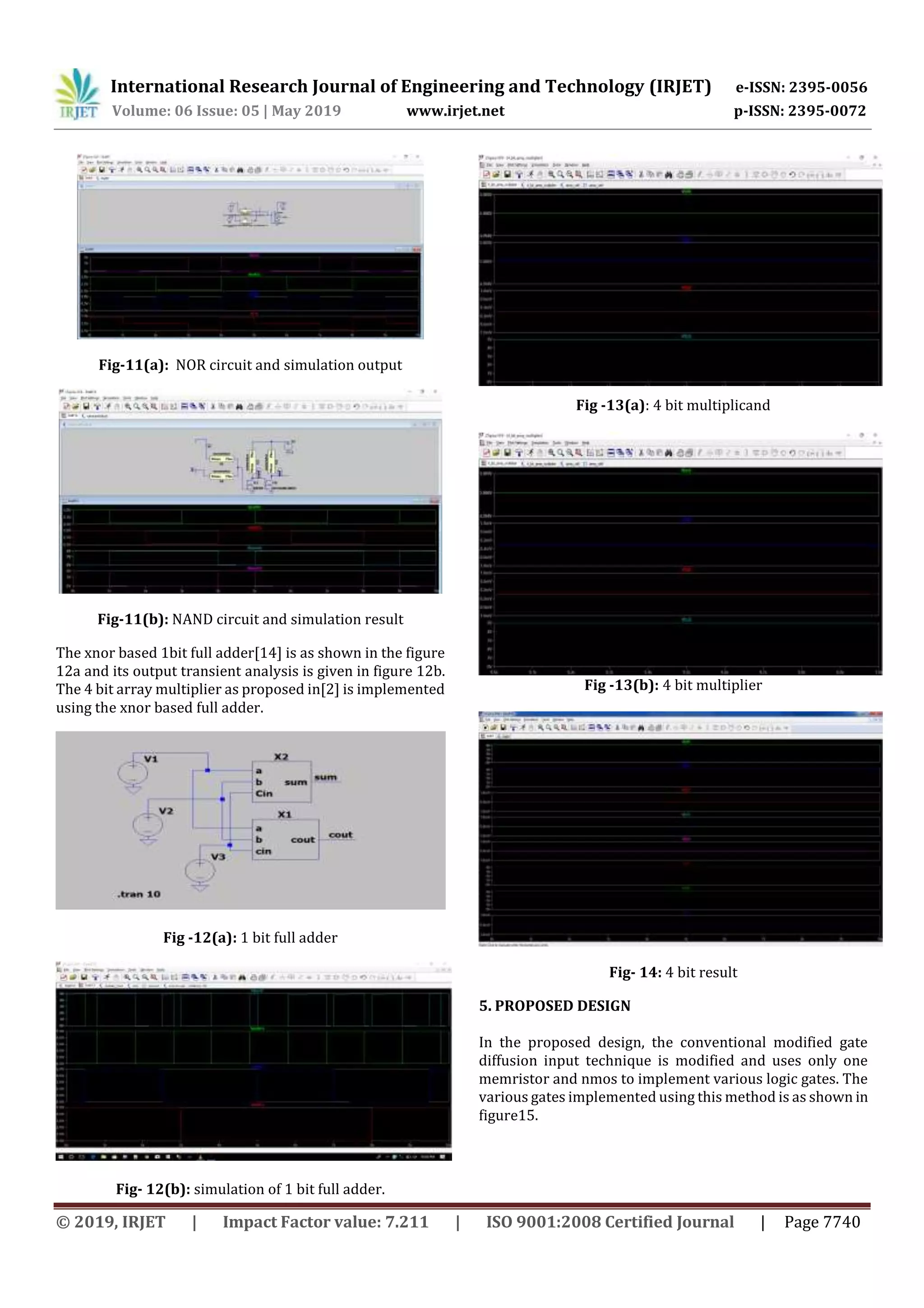 IRJET- Design of Memristor based Multiplier | PDF