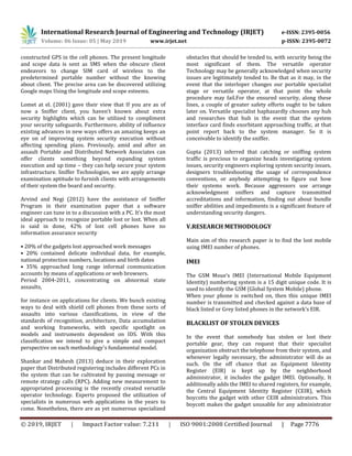 IRJET- Sniffer for Tracking Lost Mobile | PDF