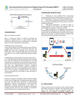 IRJET- Sniffer for Tracking Lost Mobile | PDF