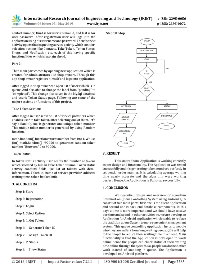 IRJET- Queue Control System using Android | PDF
