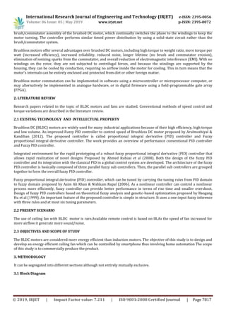 IRJET- IoT based Energy Efficient Ceiling Fan with BLDC Motor for Home ...