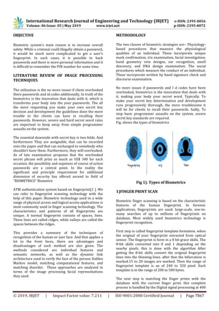 IRJET- Secure Automated Teller Machine (ATM) by Image Processing | PDF | Technology & Computing