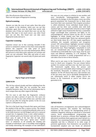 IRJET- Secure Automated Teller Machine (ATM) by Image Processing | PDF | Technology & Computing