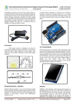 IRJET- A Cloud based Virtual Brain Connectivity with EEG Sensor using ...