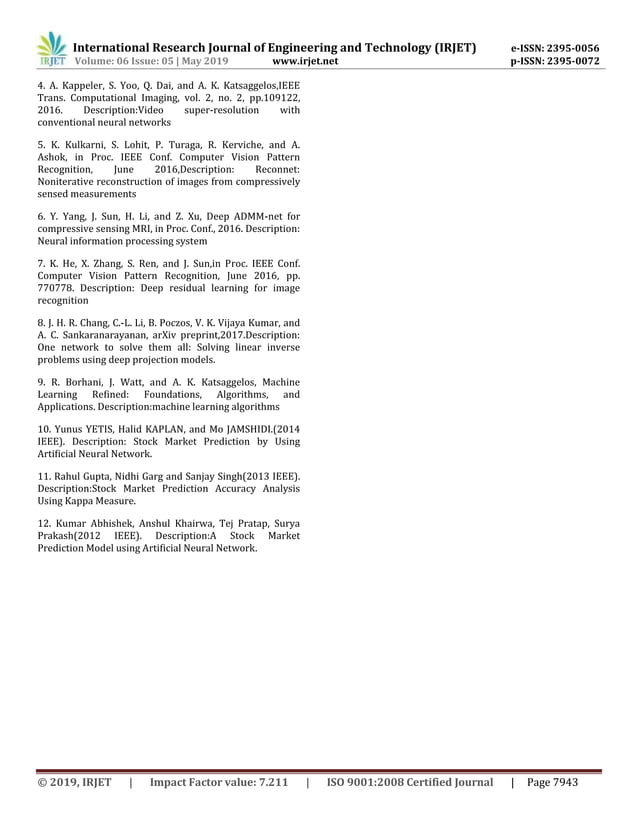 IRJET- Share Market Prediction using Deep Learning Approach | PDF