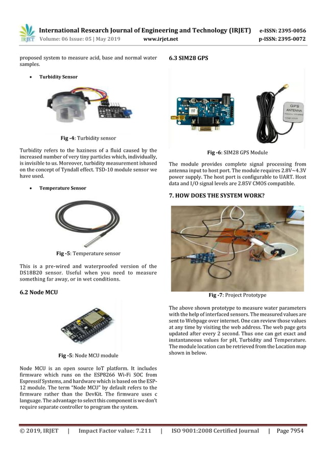 IRJET- IoT based Industrial Water Quality Monitoring System | PDF