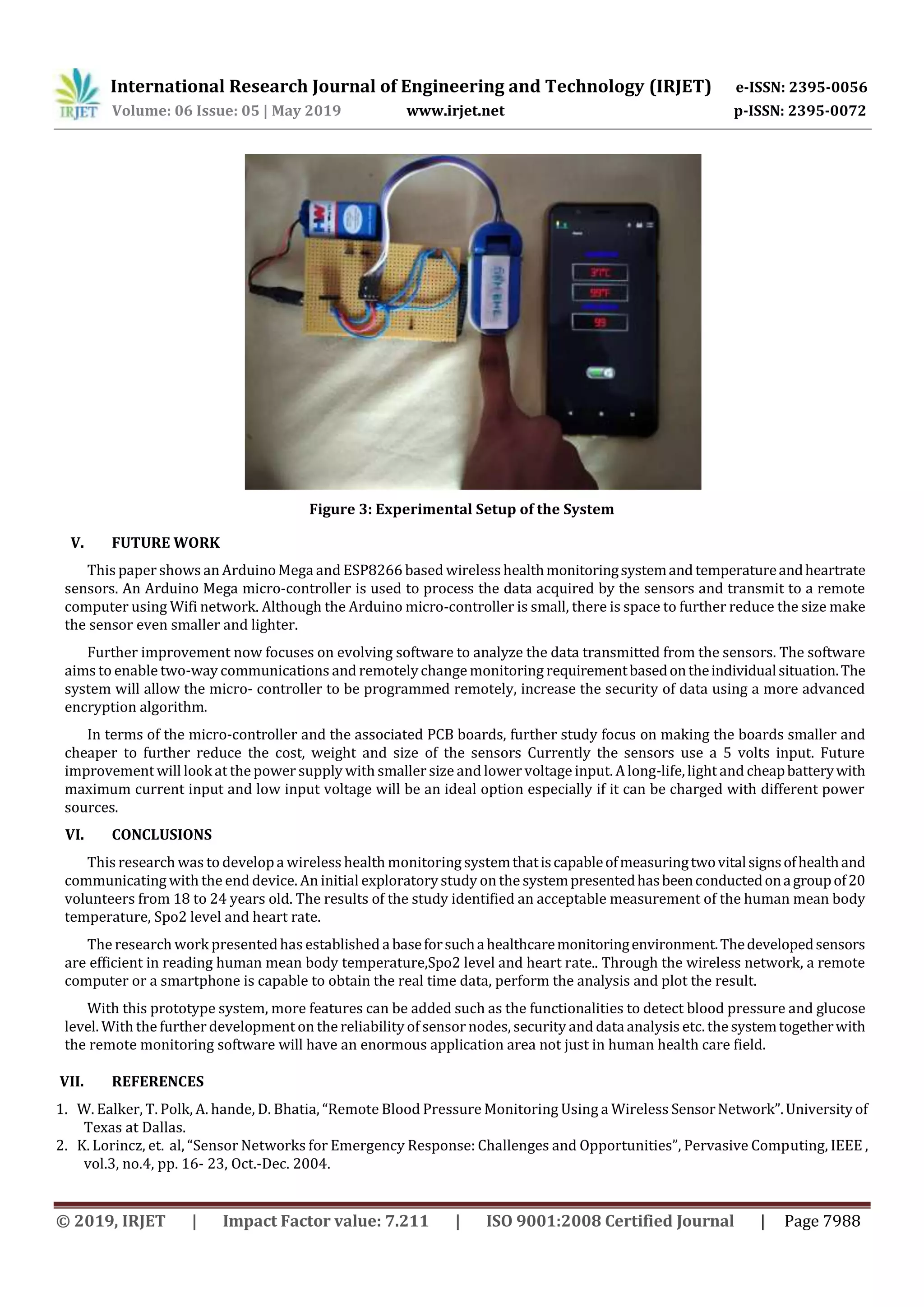 IRJET- Low Cost IoT based Remote Health Monitoring System | PDF