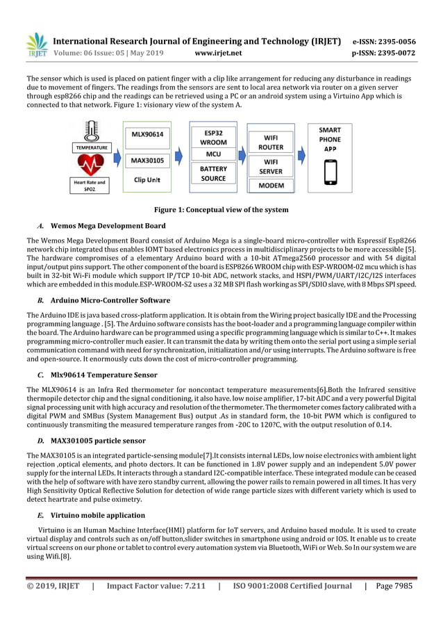 IRJET- Low Cost IoT based Remote Health Monitoring System | PDF