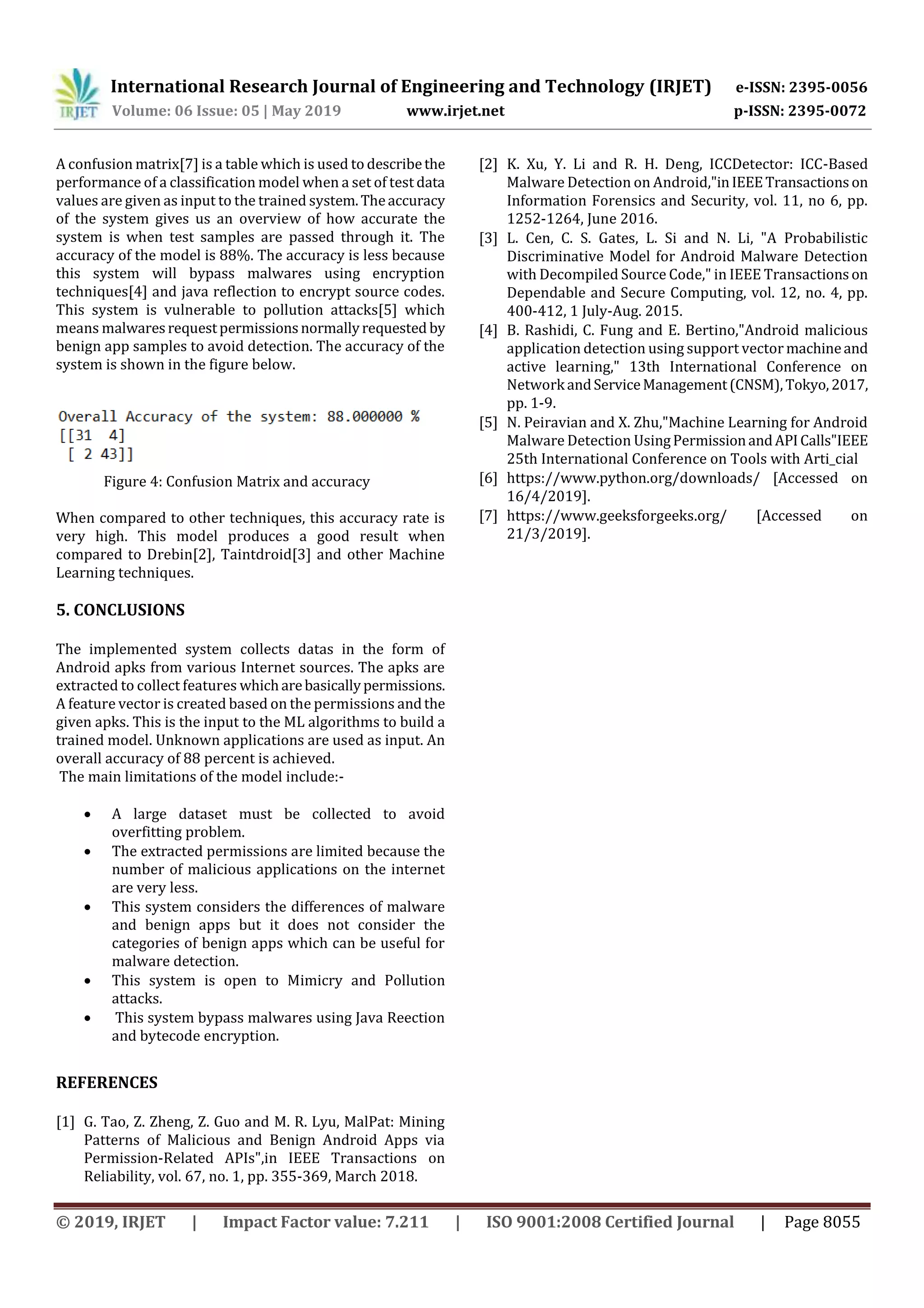 Irjet Android Malware Detection Using Deep Learning Pdf