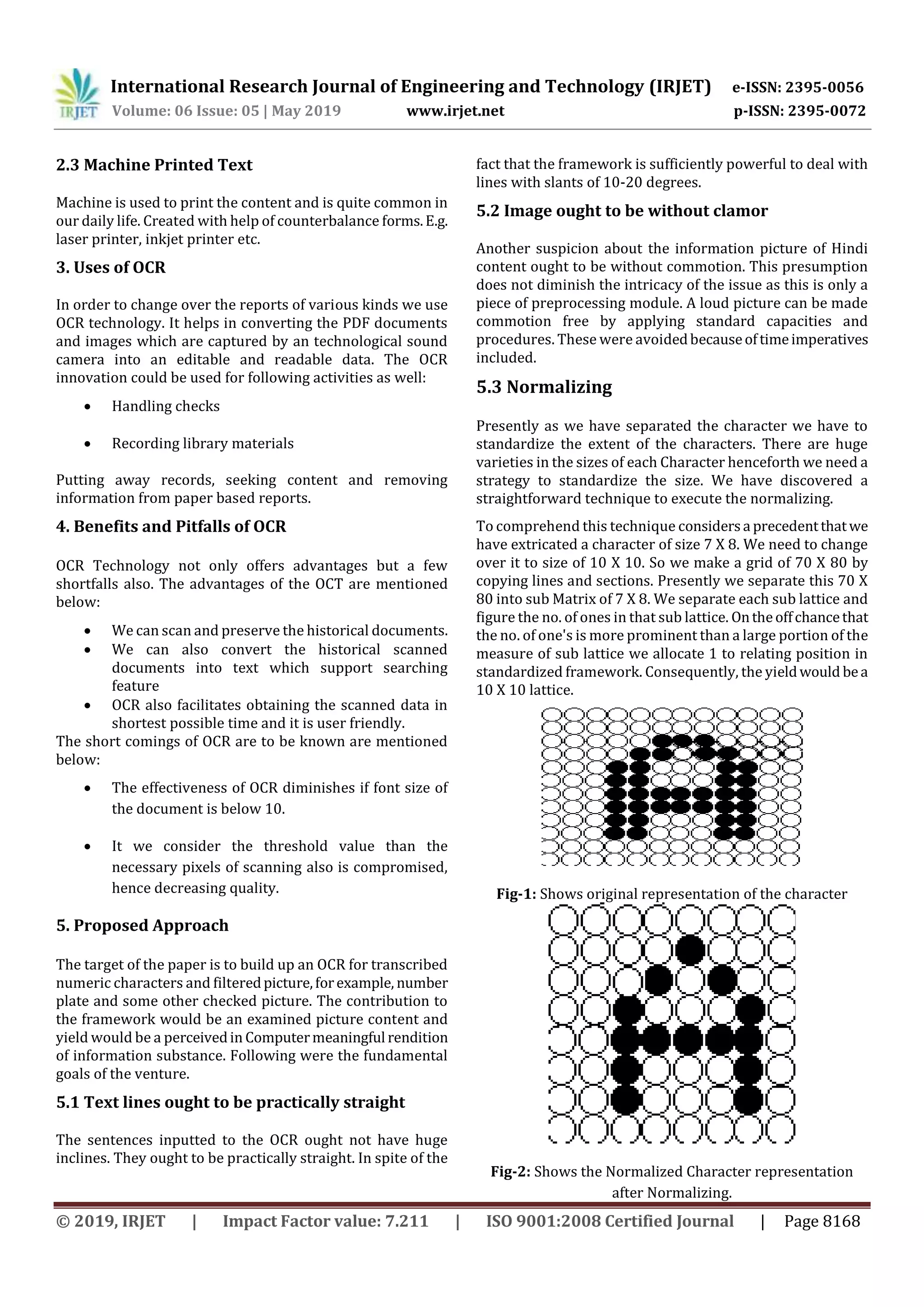 IRJET-Optical Character Recognition using ANN | PDF | Desktop Publishing | Computer Software and ...