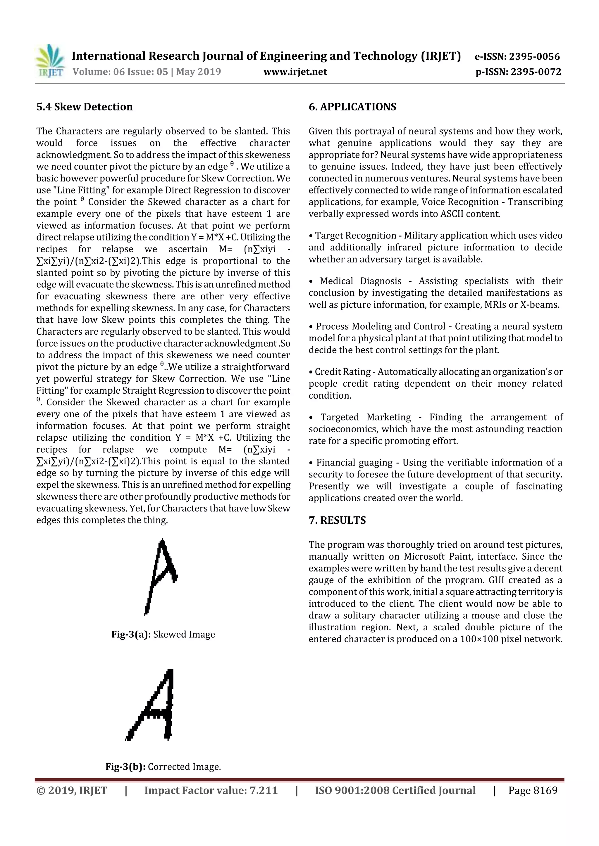 IRJET-Optical Character Recognition using ANN | PDF | Desktop ...