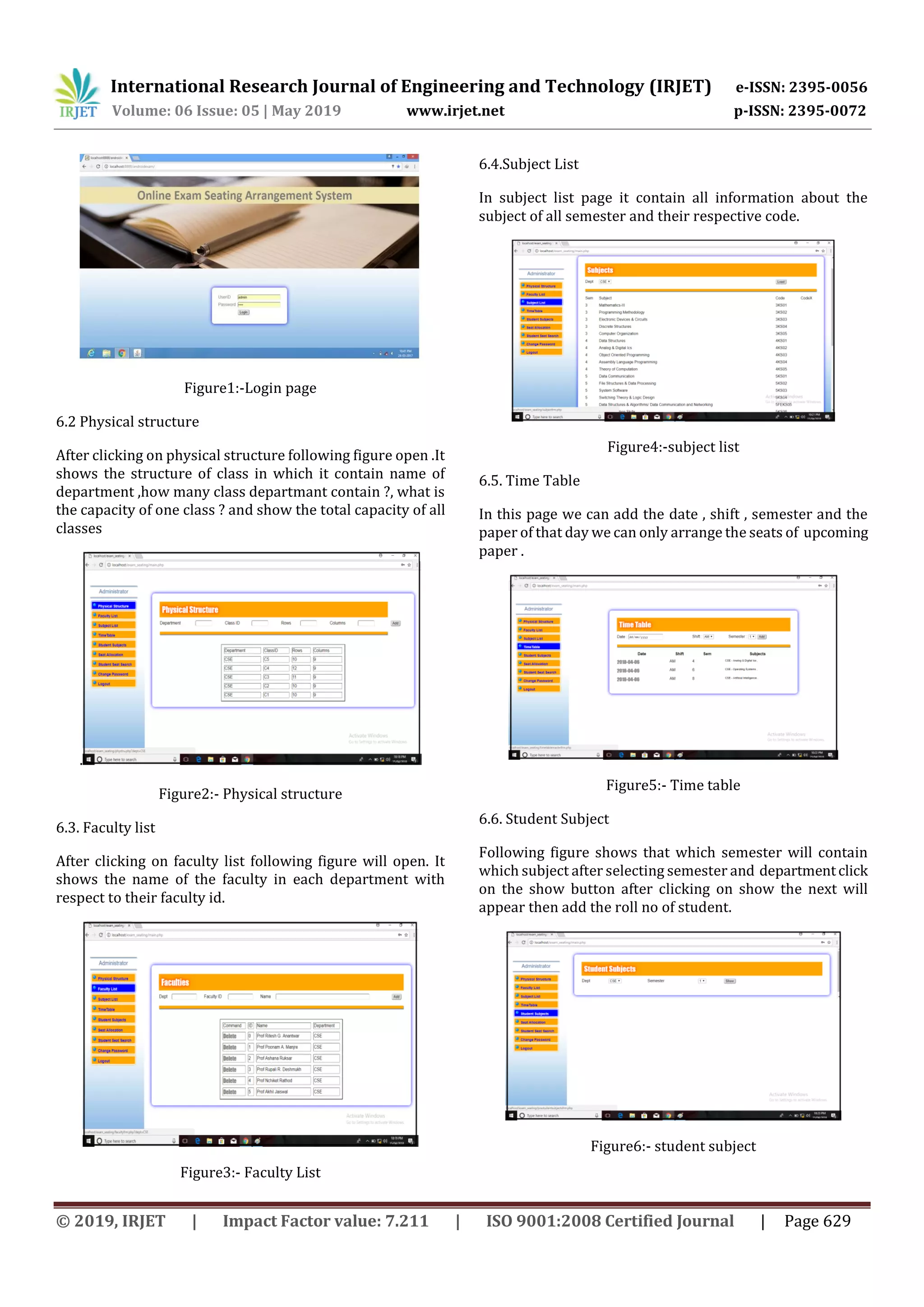IRJET- Automatic Exam Seating Arrangement System | PDF