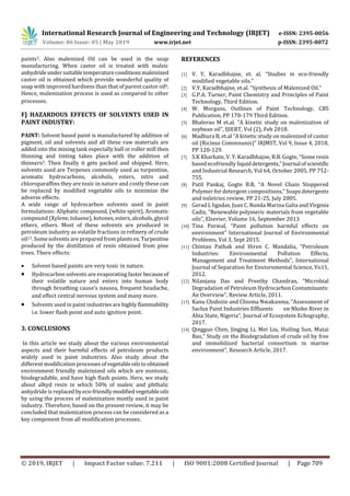 IRJET-,Study on Modification Processes of Vegetable Oils and ...