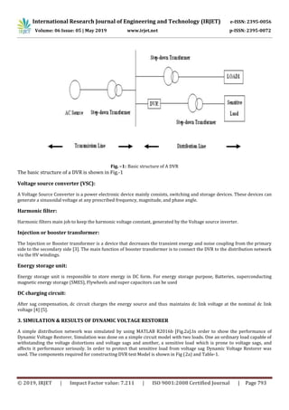 IRJET- Power Quality Improvement using Dynamic Voltage Restorer (DVR) | PDF
