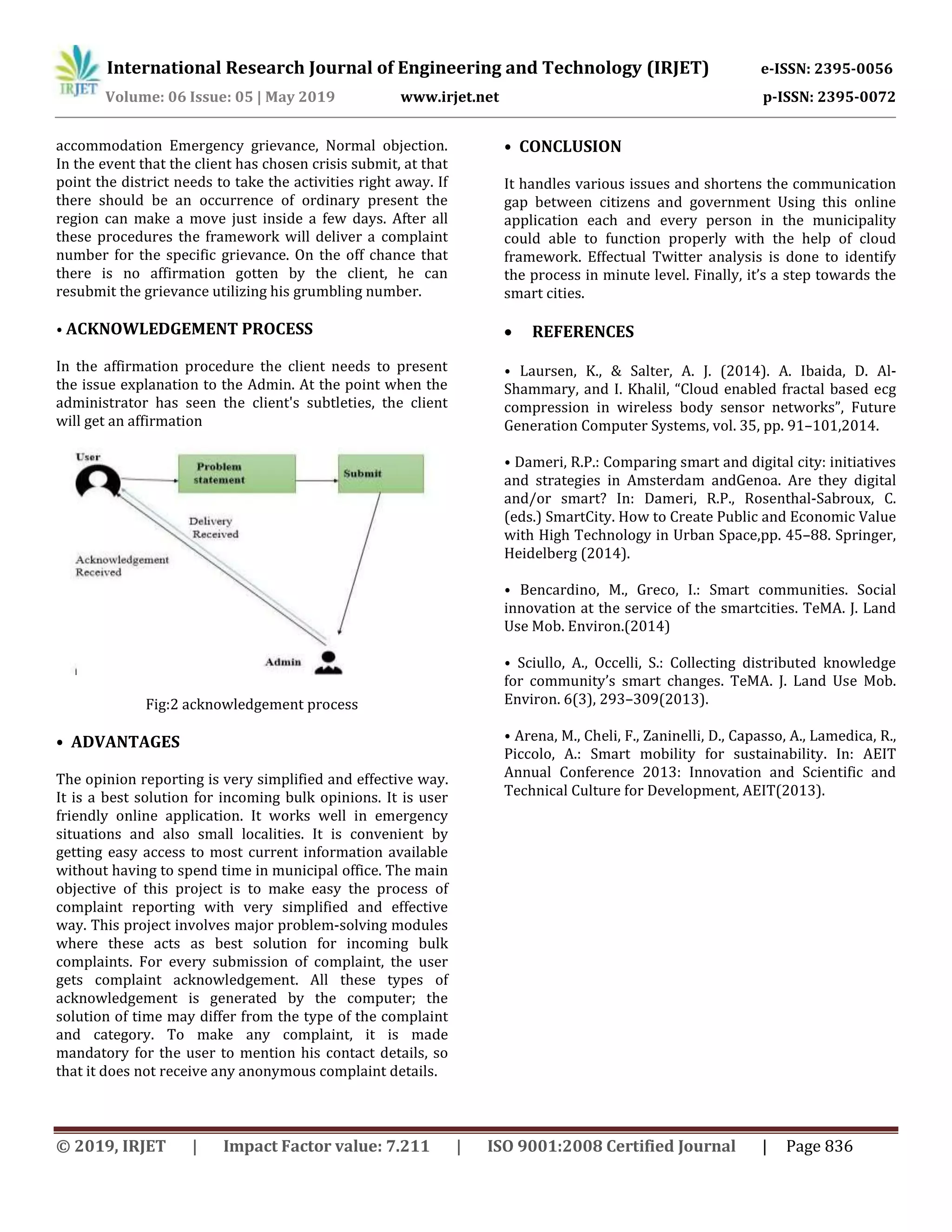 IRJET- A Review Paper on Digital Municipality | PDF