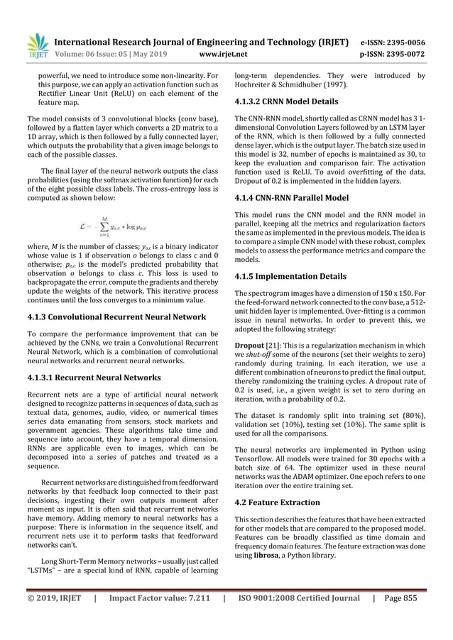 IRJET- Music Genre Classification using Machine Learning Algorithms: A Comparison | PDF ...