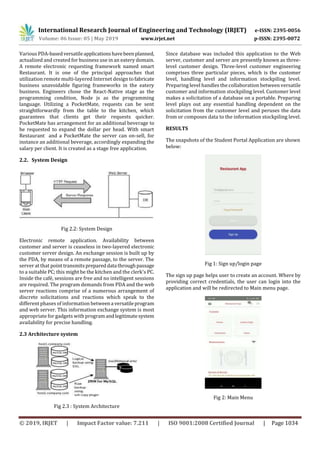IRJET- Smart Restaurant | PDF