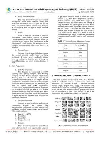 IRJET- Facial Emotion Detection using Convolutional Neural Network | PDF | Artificial ...