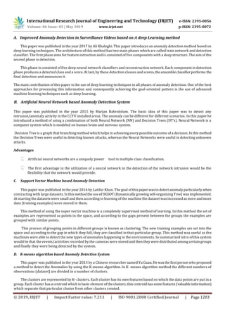 IRJET- Anomaly Detection System in CCTV Derived Videos | PDF