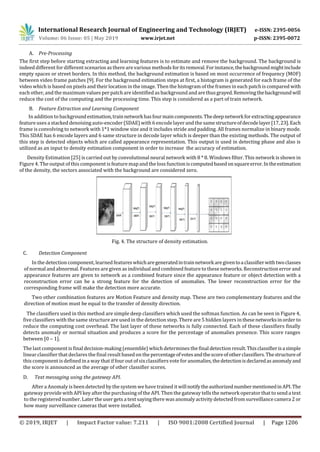 IRJET- Anomaly Detection System in CCTV Derived Videos | PDF