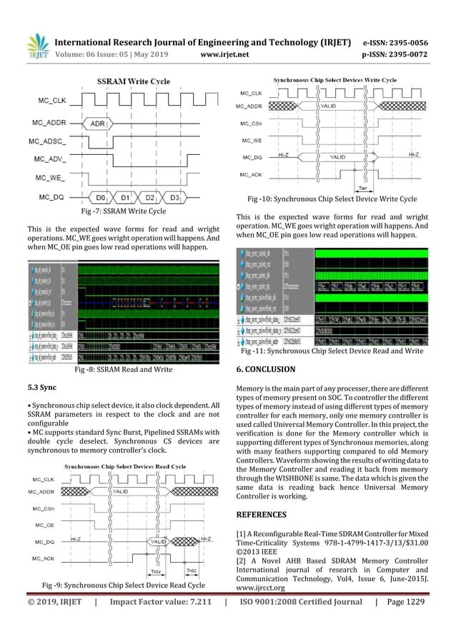 Irjet Design Verification Of Universal Memory Controller Ip Core Umc Using System Verilog