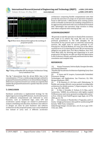IRJET- Flexible DSP Accelerator Architecture using Carry Lookahead Tree | PDF