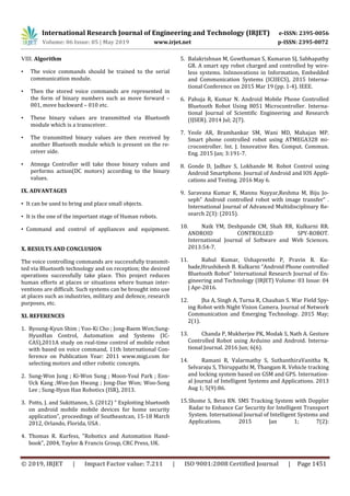 IRJET- Voice Controlled Robotic Vehicle | PDF