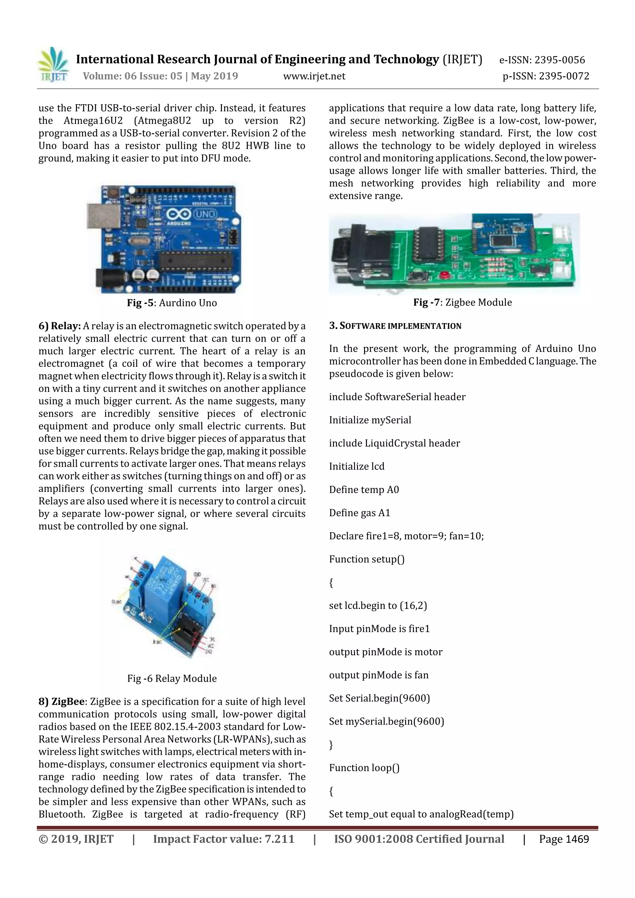 IRJET- Implementation of Wireless Sensor in Coal Mine Safety System ...