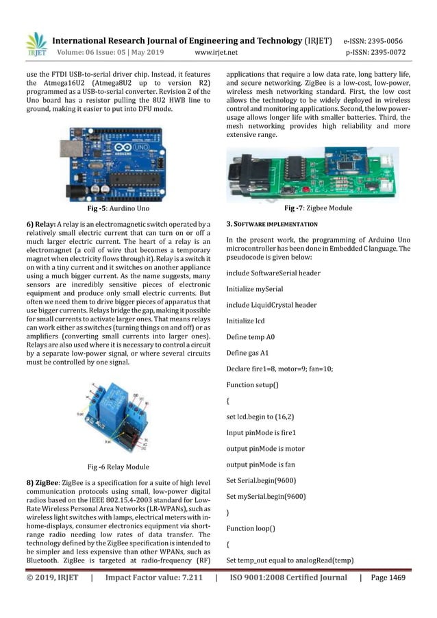 IRJET- Implementation of Wireless Sensor in Coal Mine Safety System ...