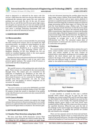 IRJET- Smart Parking System using IoT | PDF