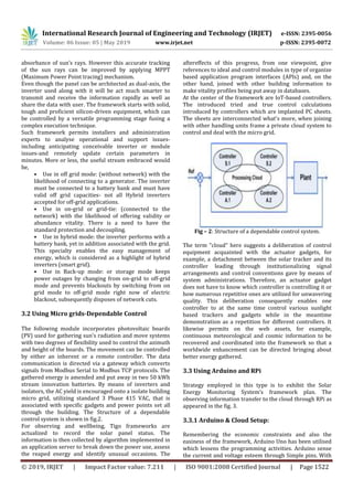IRJET- An Exclusive Review on IoT based Solar Photovoltaic Remote Monitoring and Controlling ...