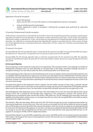 IRJET- Deduplication of Encrypted Bigdata on Cloud | PDF | Cloud Computing | Internet