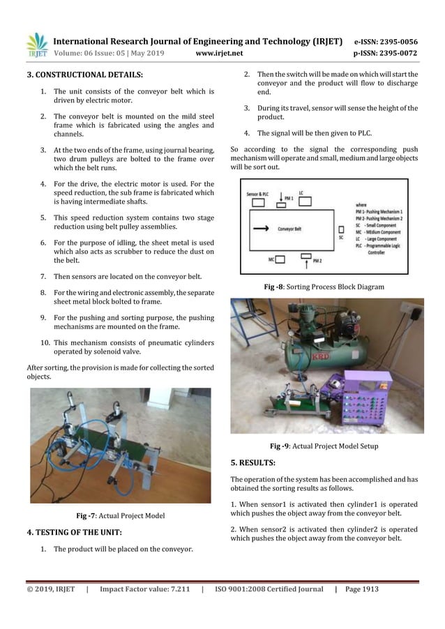 Irjet Multilevel Object Sorting System Using Plc Controller Pdf