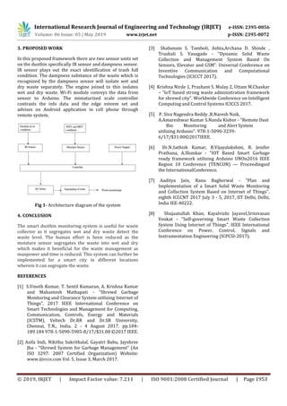 IRJET- Smart Dustbin Monitoring System | PDF